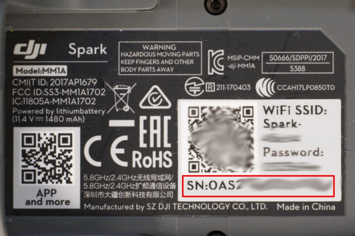 Anleitung: Seriennummer von DJI Drohnen finden - Drone-Zone.de